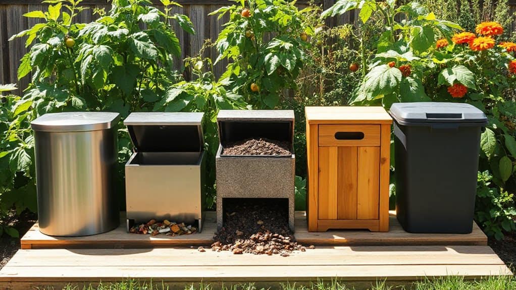Top Compact Compost Bins for Easy Small Gardens
